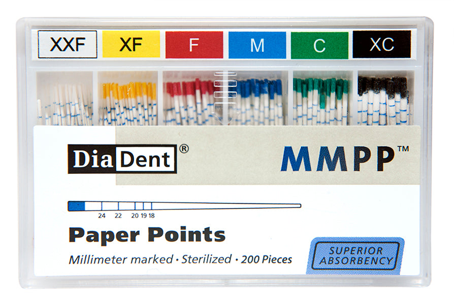 Paper Point (mm-Marked) - Accessory Sizes – DiaDent